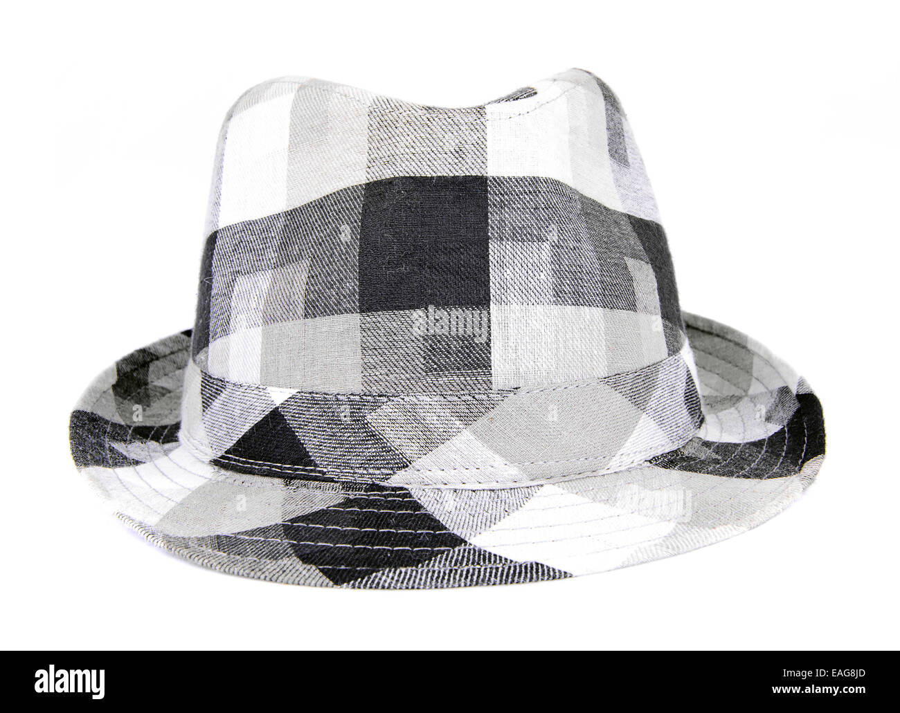 Grey Hat Isolated on White Background Stock Photo - Alamy