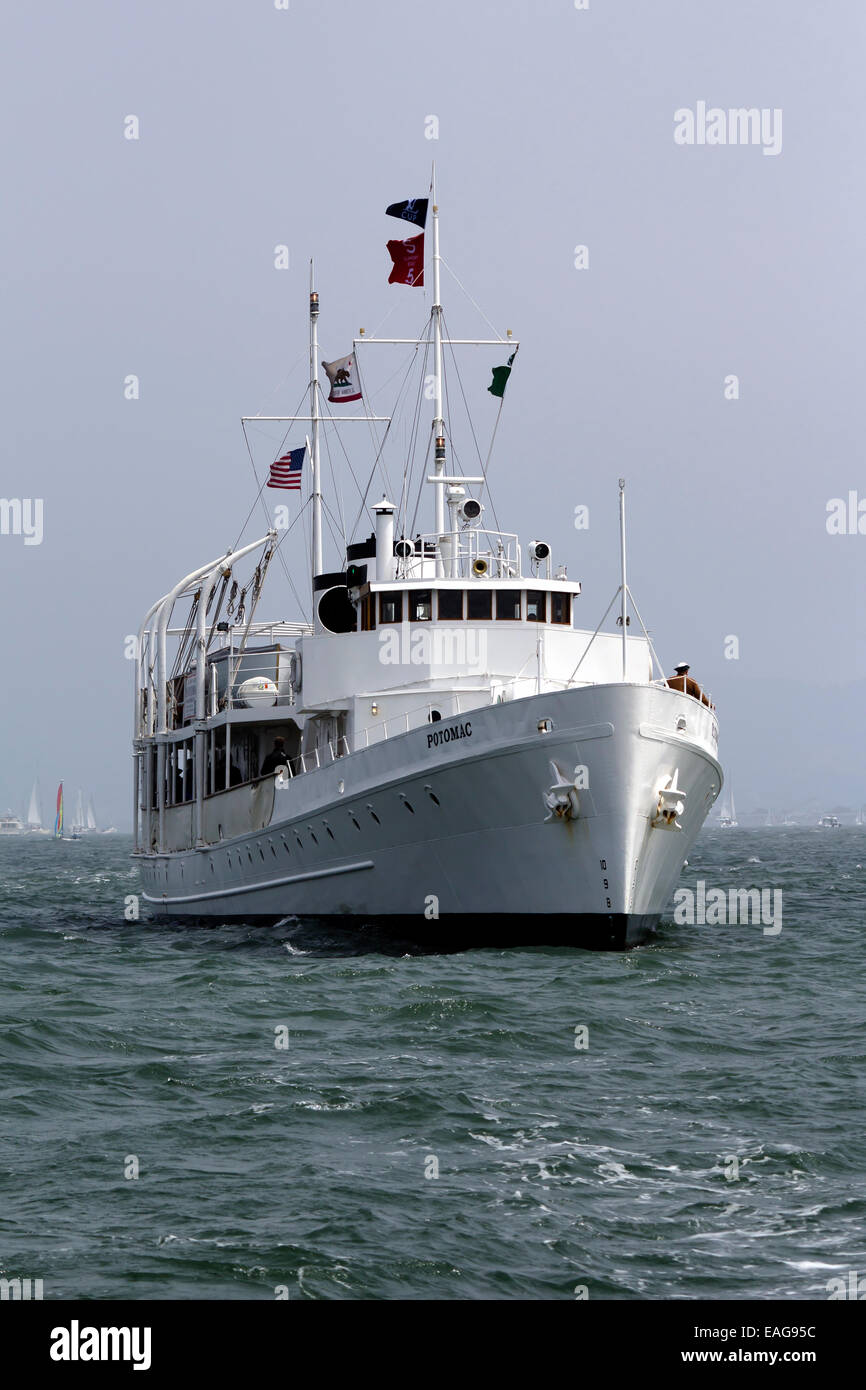 Franklin Delano Roosevelt's former presidential yacht USS Potomac (AG ...