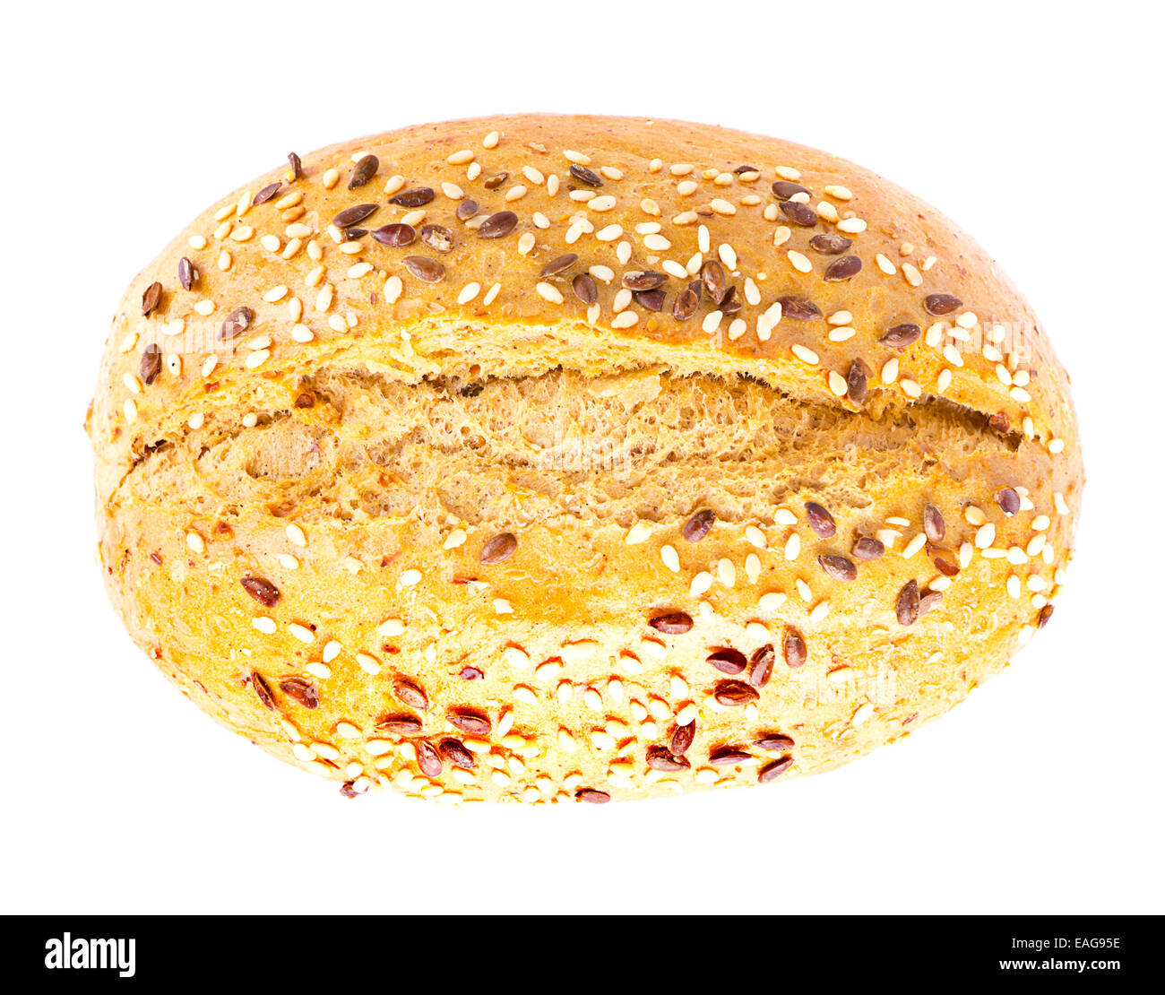 Grain Bread Isolated on White Background Stock Photo - Alamy