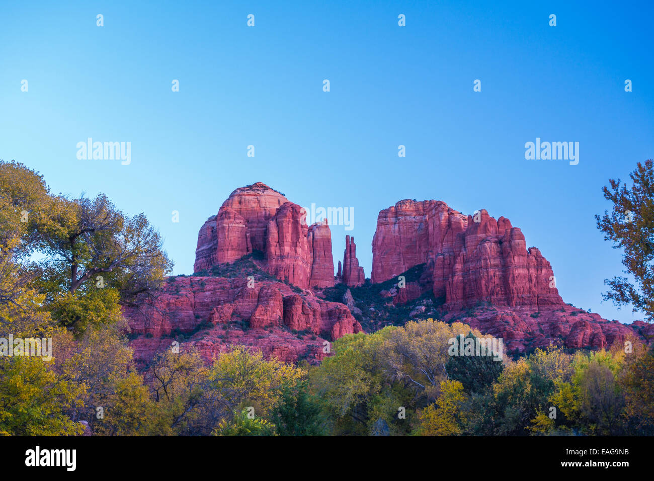 The colors of fall in beautiful Sedona Arizona Stock Photo - Alamy
