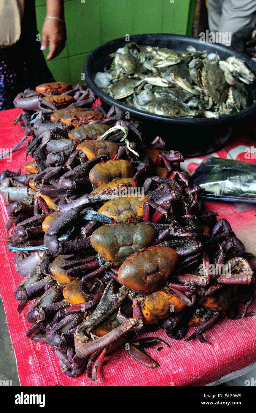 Mangle crab market in tumbes hi-res stock photography and images - Alamy