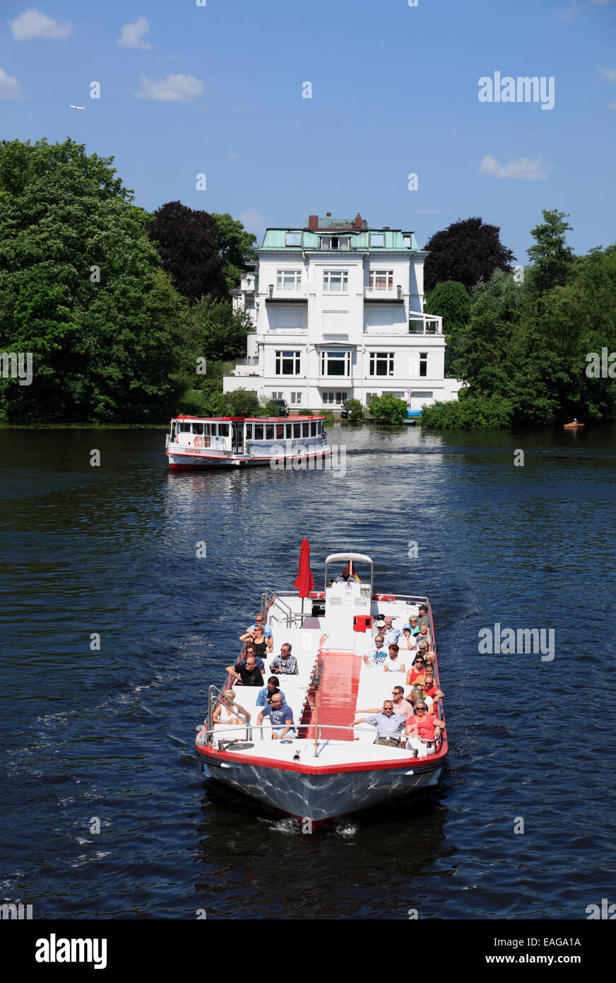Alster excursion boat hi-res stock photography and images - Alamy