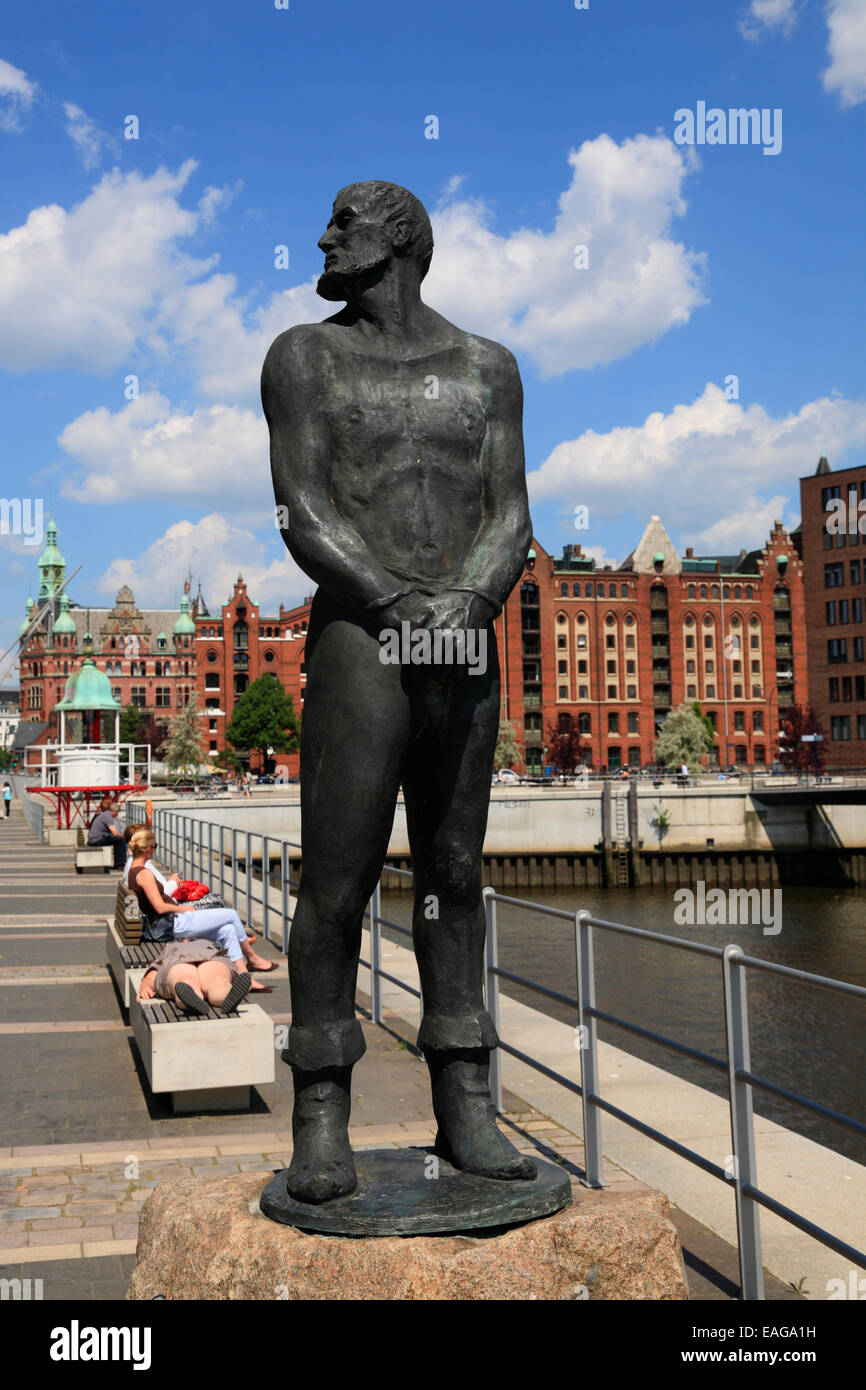 Stoertebecker Statue at Maritime Museum, Hafencity, Hamburg, Germany ...