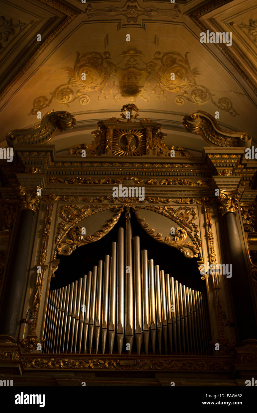 A church organ in Italy Stock Photo - Alamy