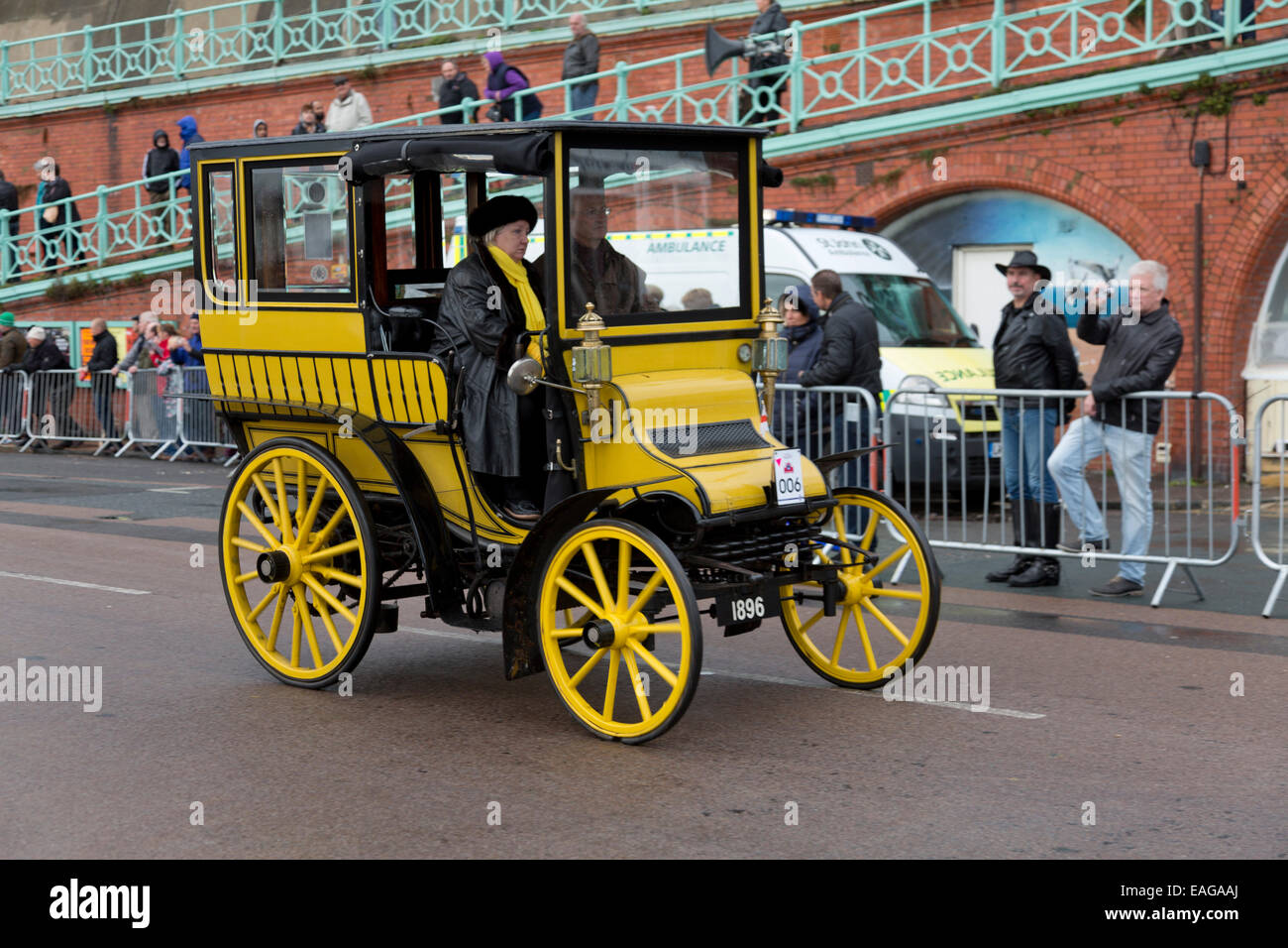 London to Brighton Veteran Car Rally. 2nd November 2014 Stock Photo - Alamy