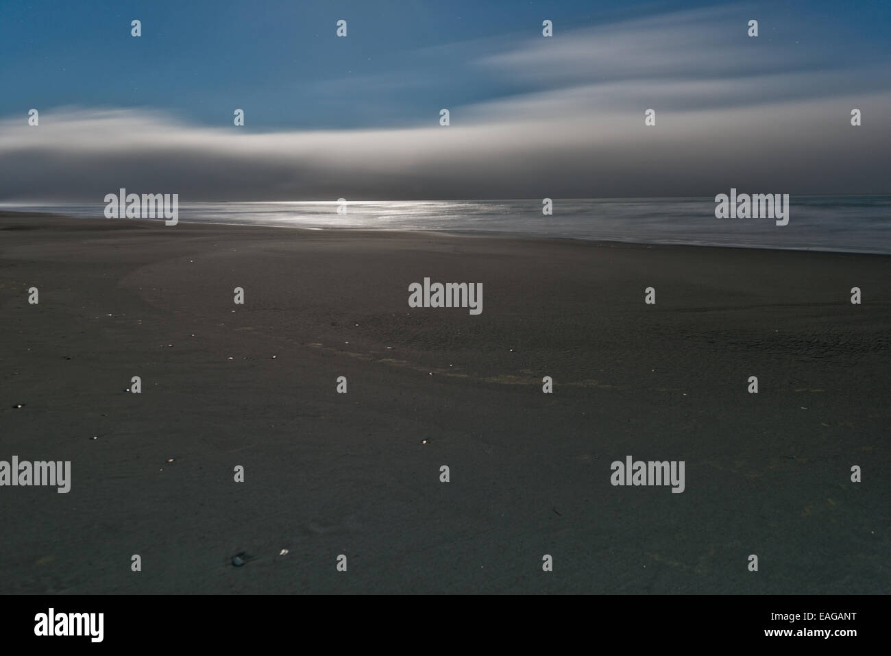 Night beach hi-res stock photography and images - Alamy