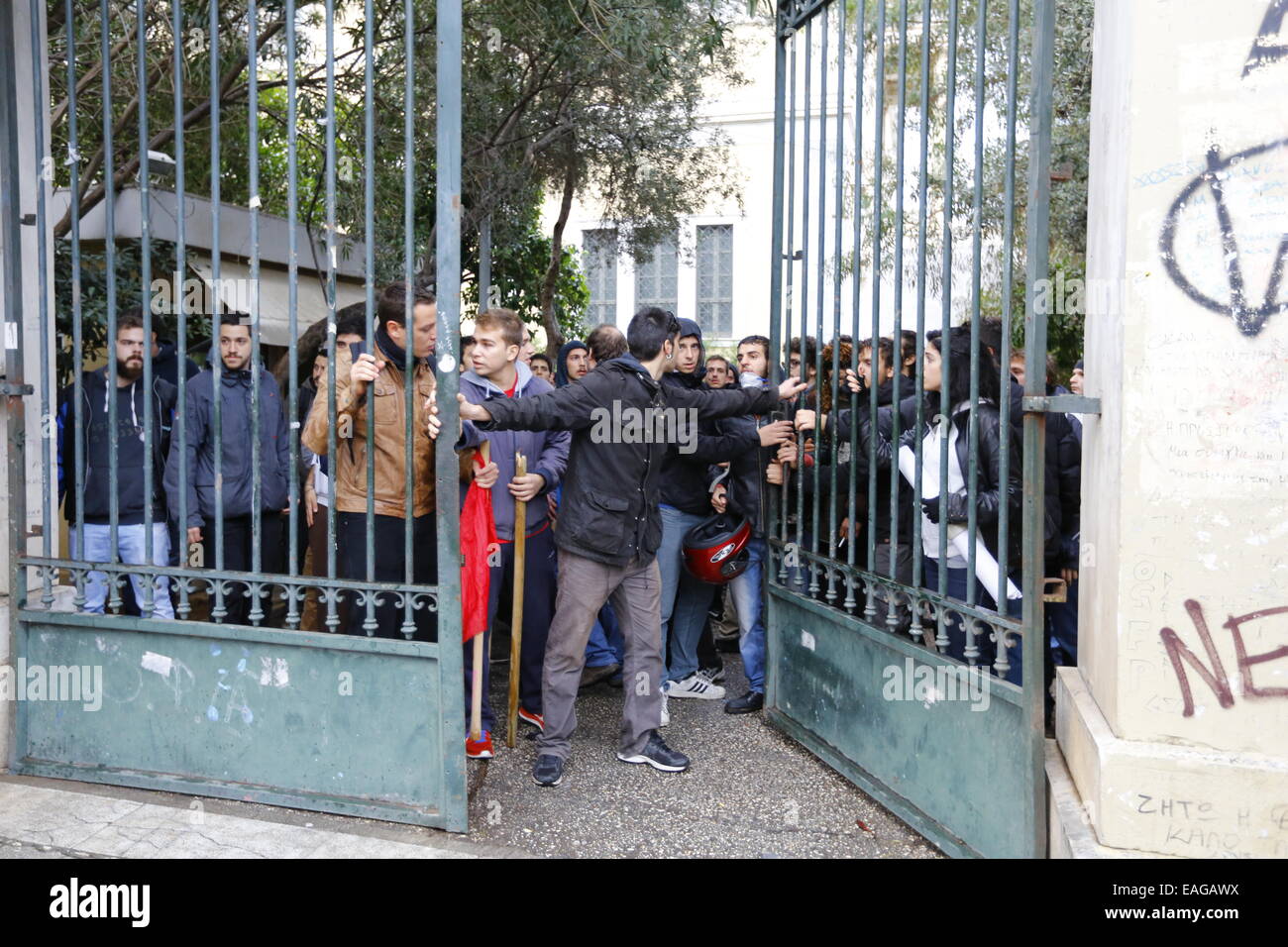 Athens polytechnic uprising hi-res stock photography and images - Alamy