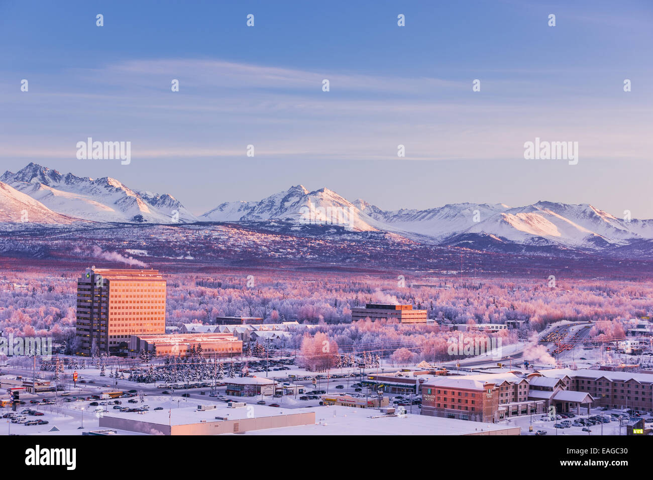 Midtown Anchorage Alaska Stock Photos & Midtown Anchorage Alaska Stock ...