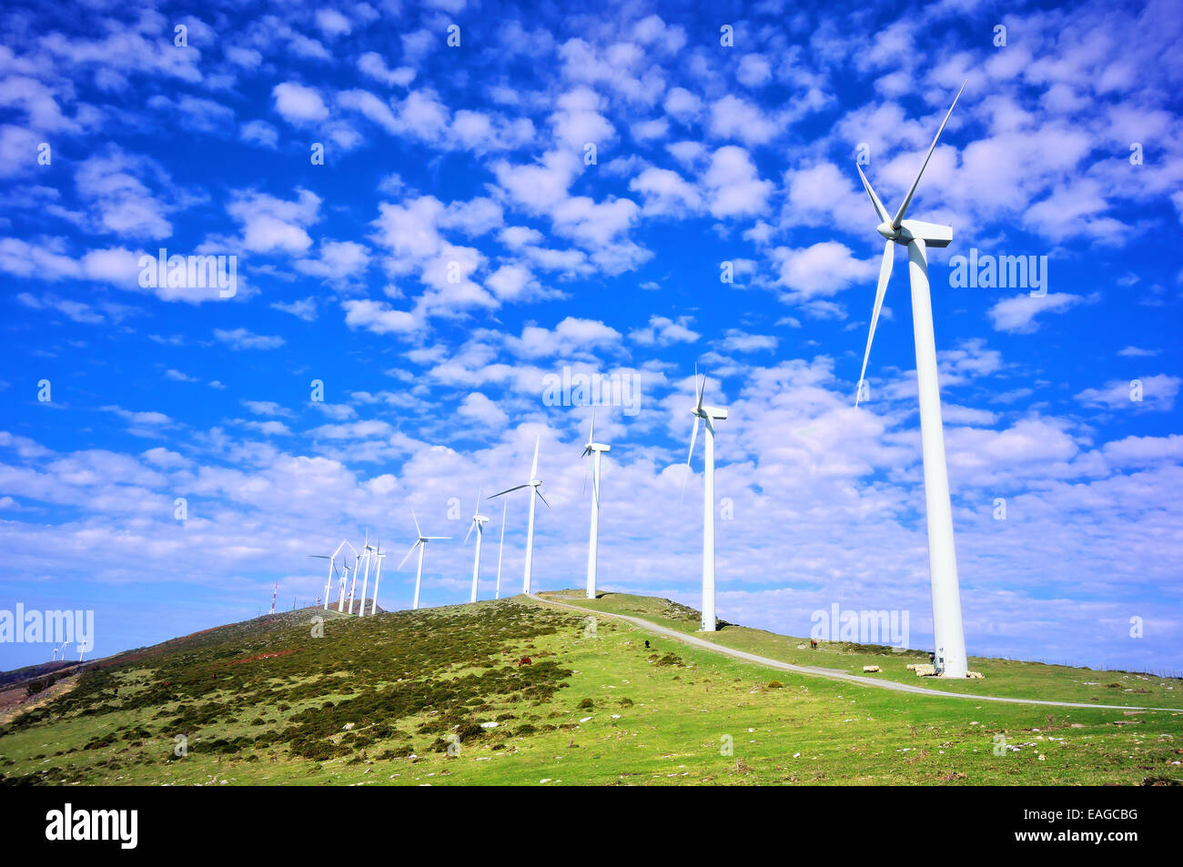 Eolic energy turbines hi-res stock photography and images - Alamy