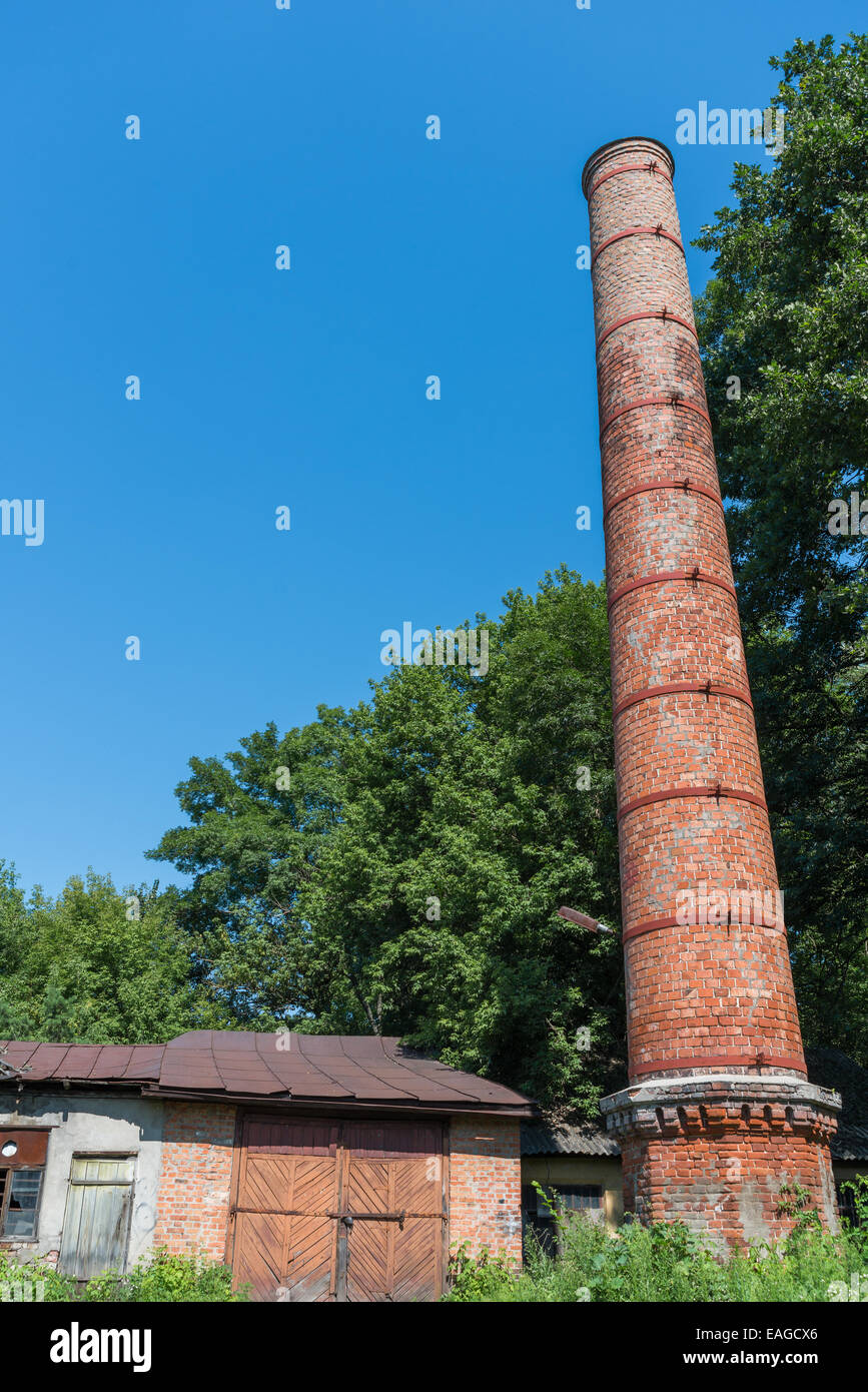 An old abandoned factory in the ukrainian forest Stock Photo - Alamy