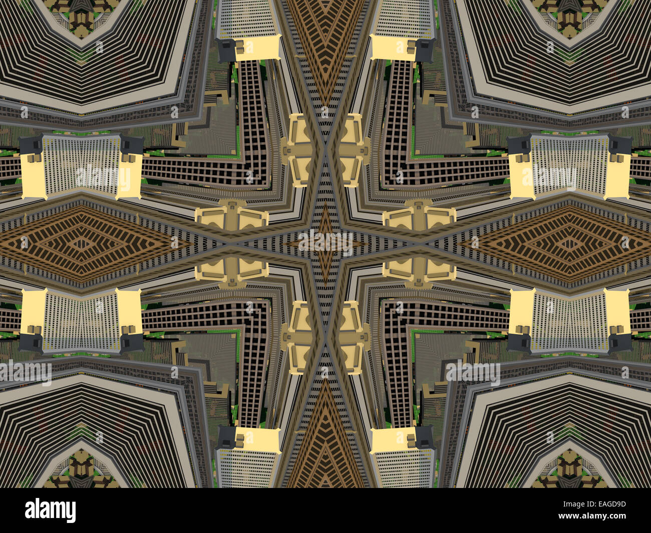 red Ethnic pattern. Abstract kaleidoscope fabric design Stock Photo - Alamy