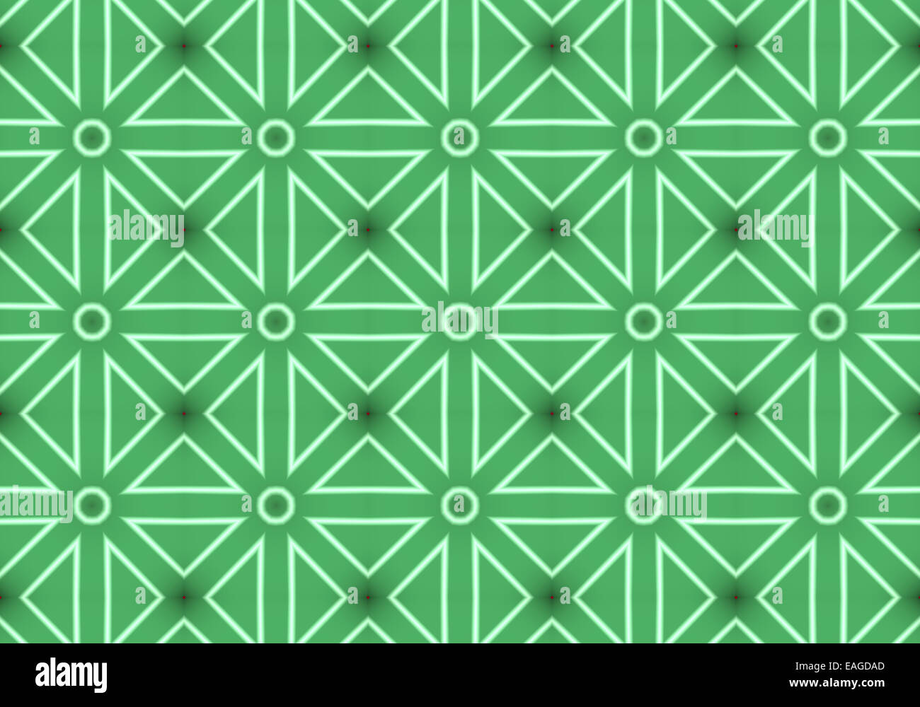 Green Ethnic pattern. Abstract kaleidoscope fabric design Stock Photo ...