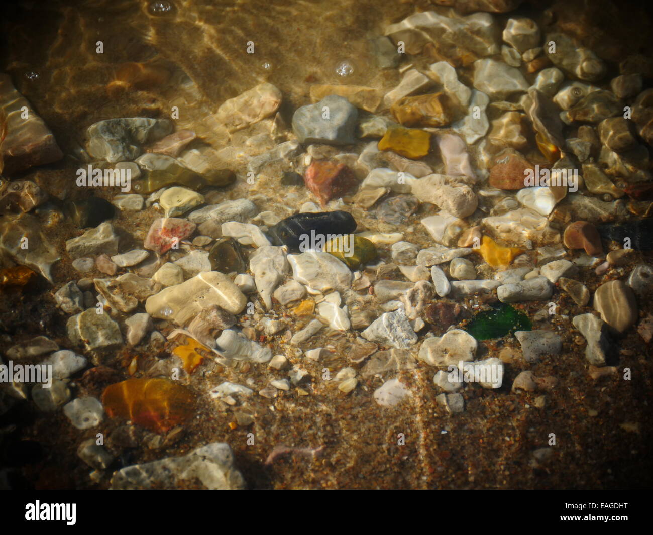 Texture of stones under water in the sea Stock Photo - Alamy