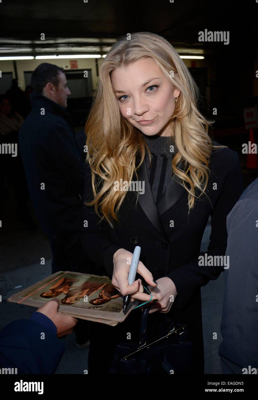 New York, NY, USA. 14th Nov, 2014. Natalie Dormer out and about for ...