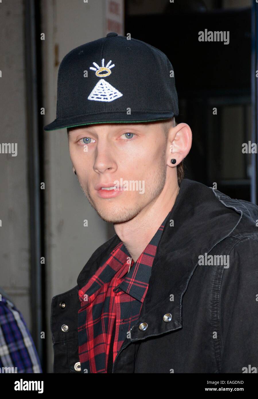 New York, NY, USA. 14th Nov, 2014. Machine Gun Kelly, MGK out and Stock ...