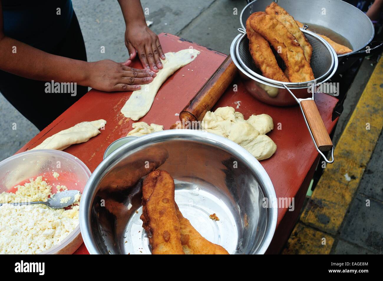 Empanada stall hi-res stock photography and images - Alamy