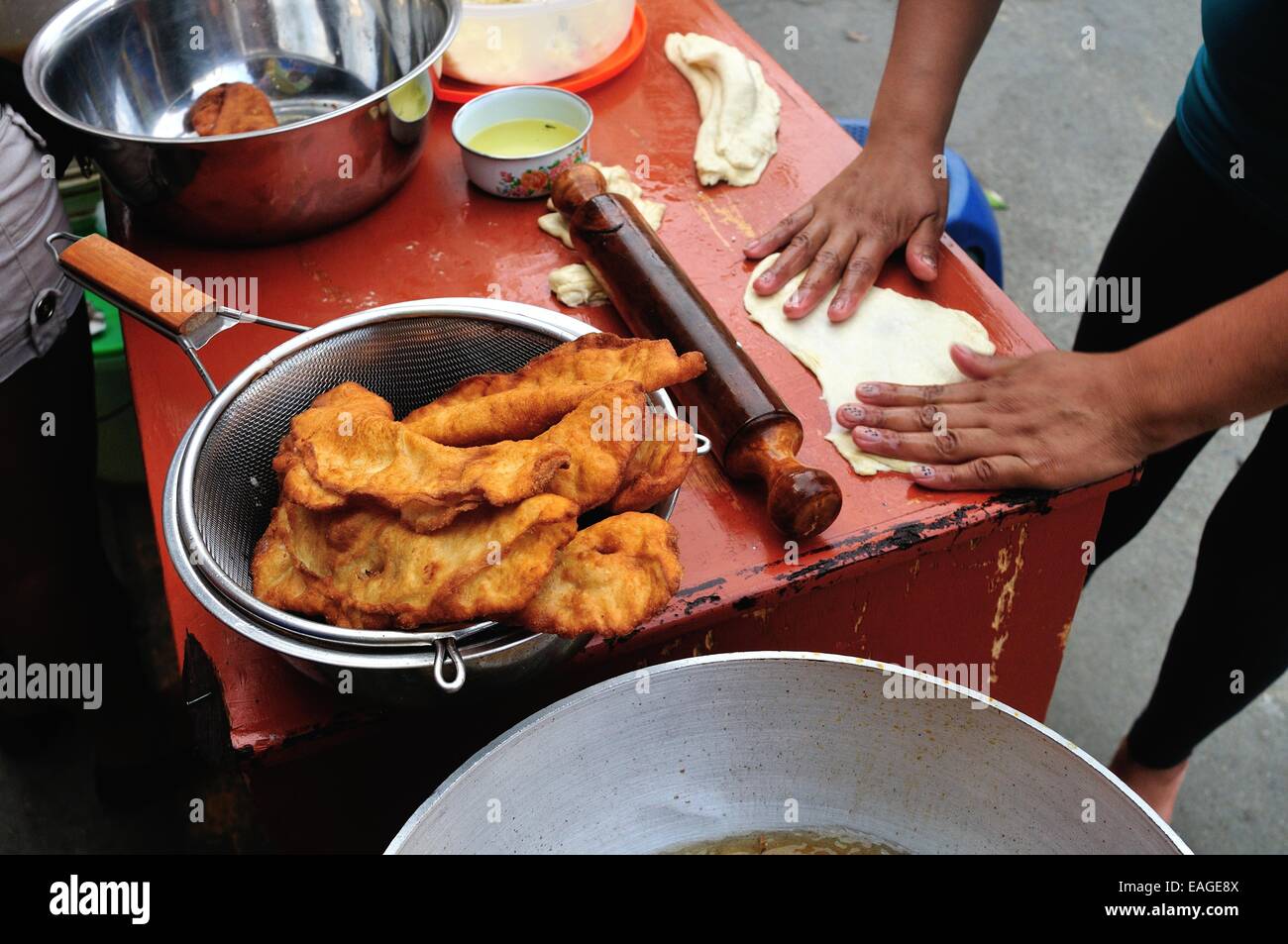 Empanada stall hi-res stock photography and images - Alamy