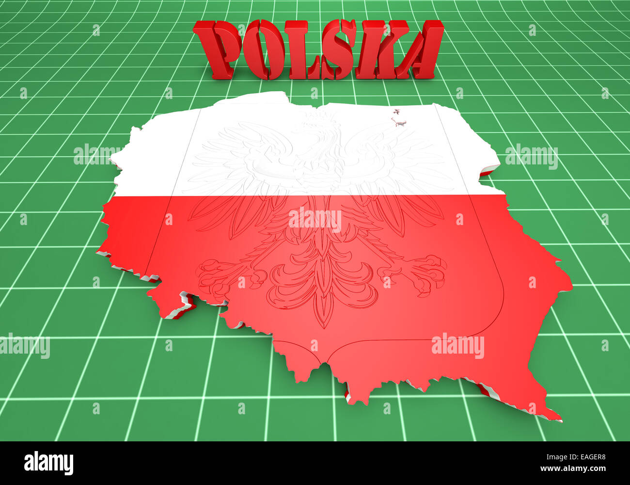 Map of old poland borders hi-res stock photography and images - Alamy