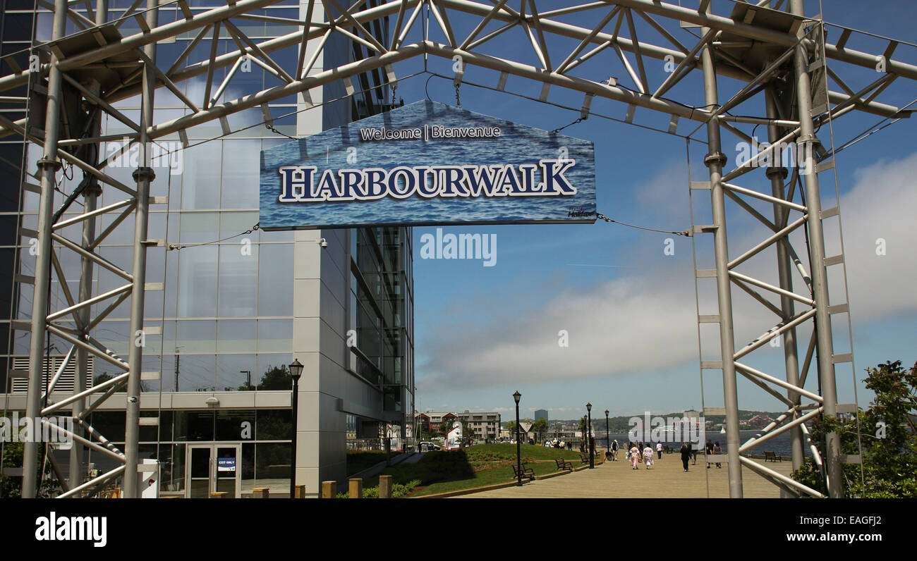 The Halifax Waterfront in Nova Scotia Stock Photo - Alamy