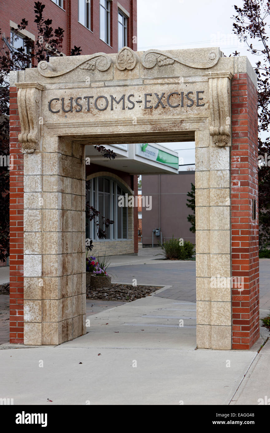 old customs and excise building arch swift current Saskatchewan Canada ...