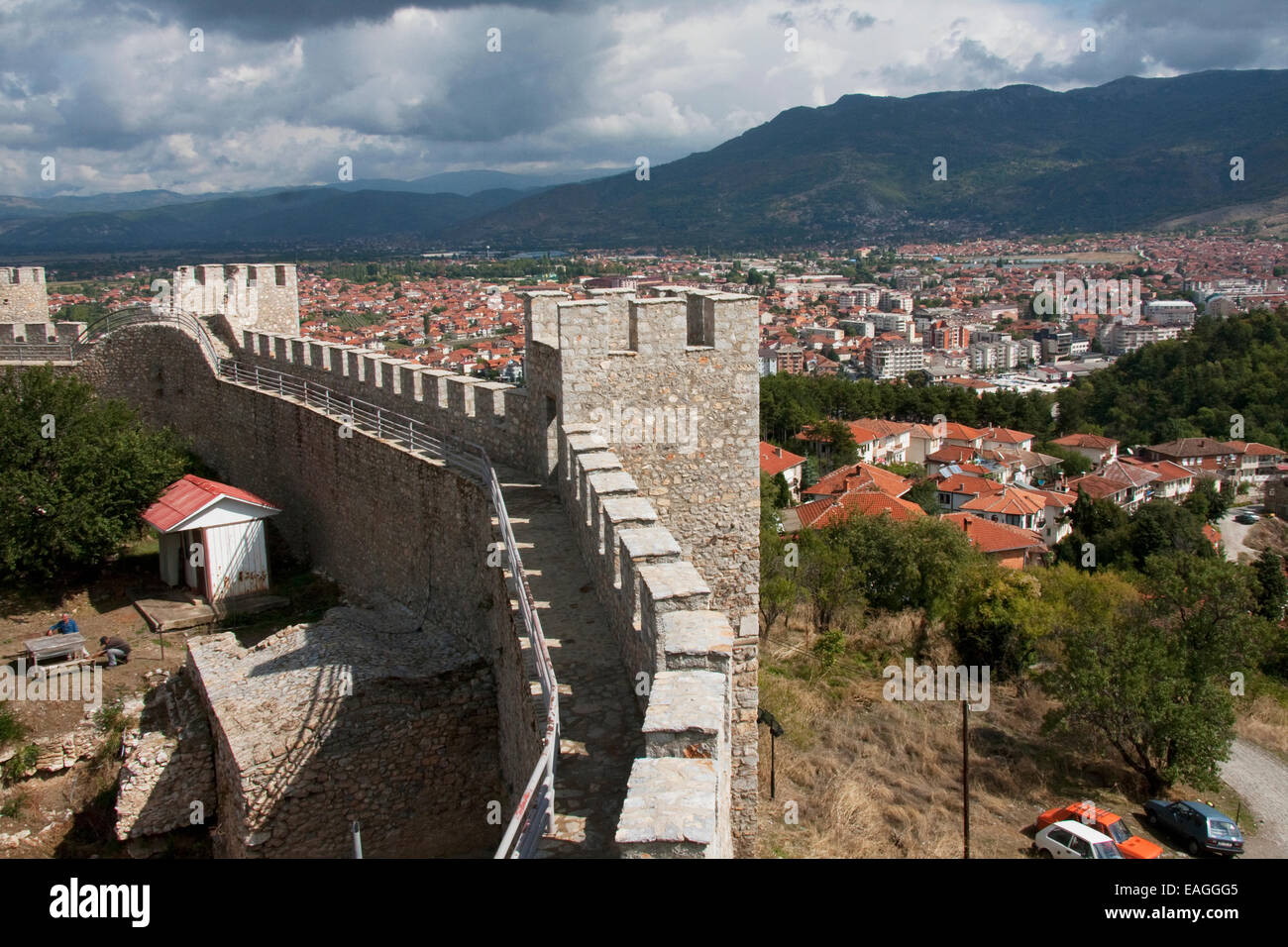 Czar Samuel's Fortress, Ohrid, Macedonia Stock Photo - Alamy