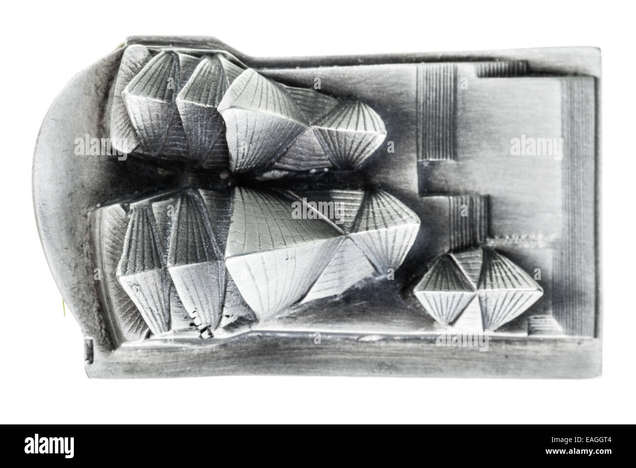 a small opera house reproduction isolated over a white background Stock ...