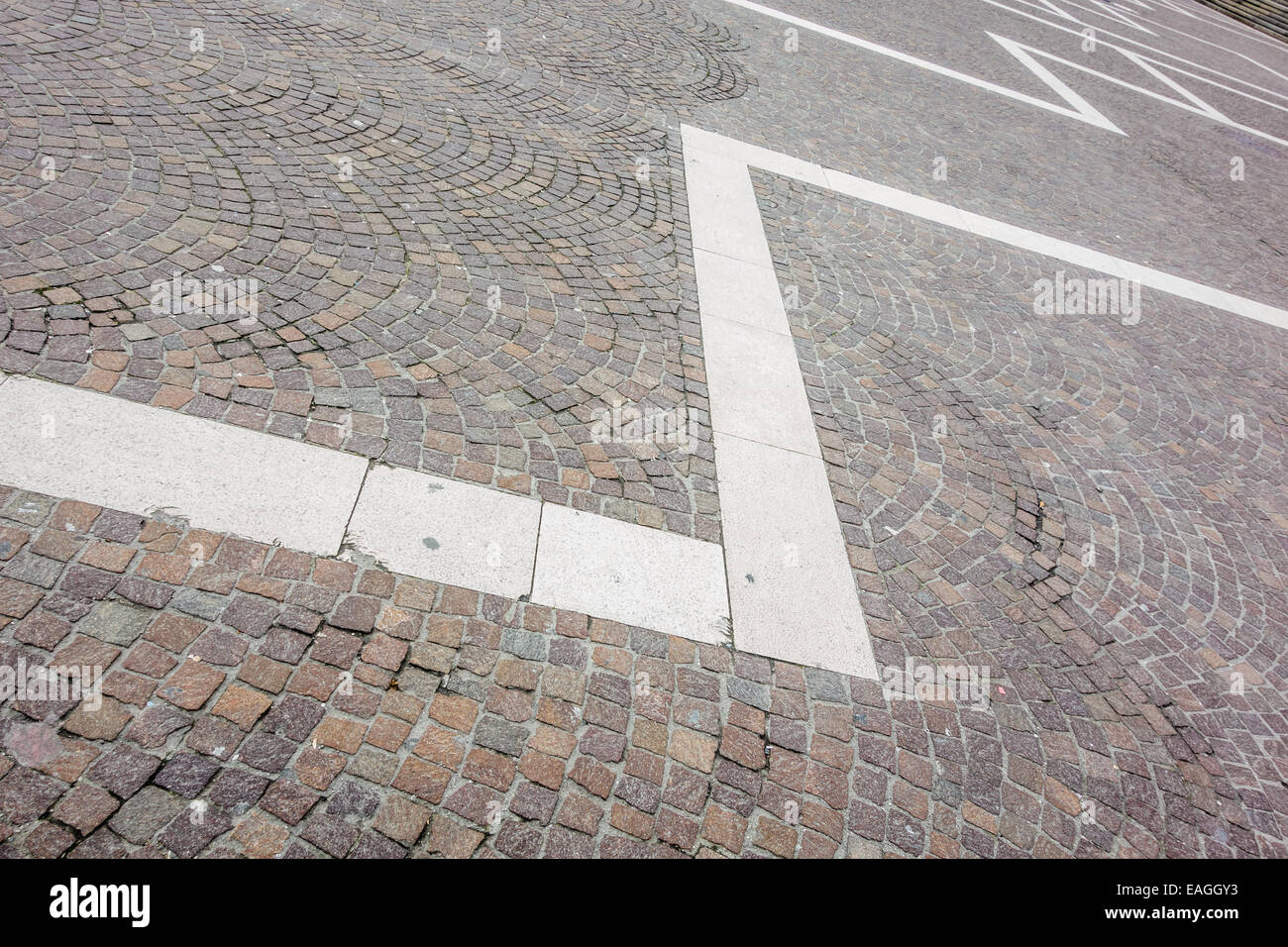 detail of the paving in a plaza in Venice, Italy Stock Photo - Alamy