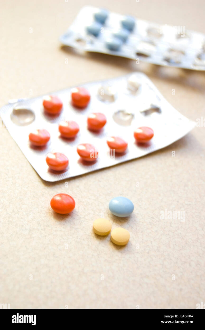 Medicamence conceptual image. Approximation of medicamence and drugs ...