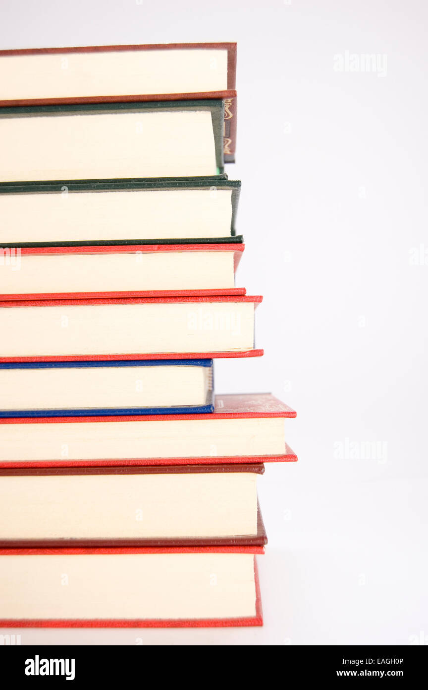 Books conceptual image. Books on lying Stock Photo - Alamy