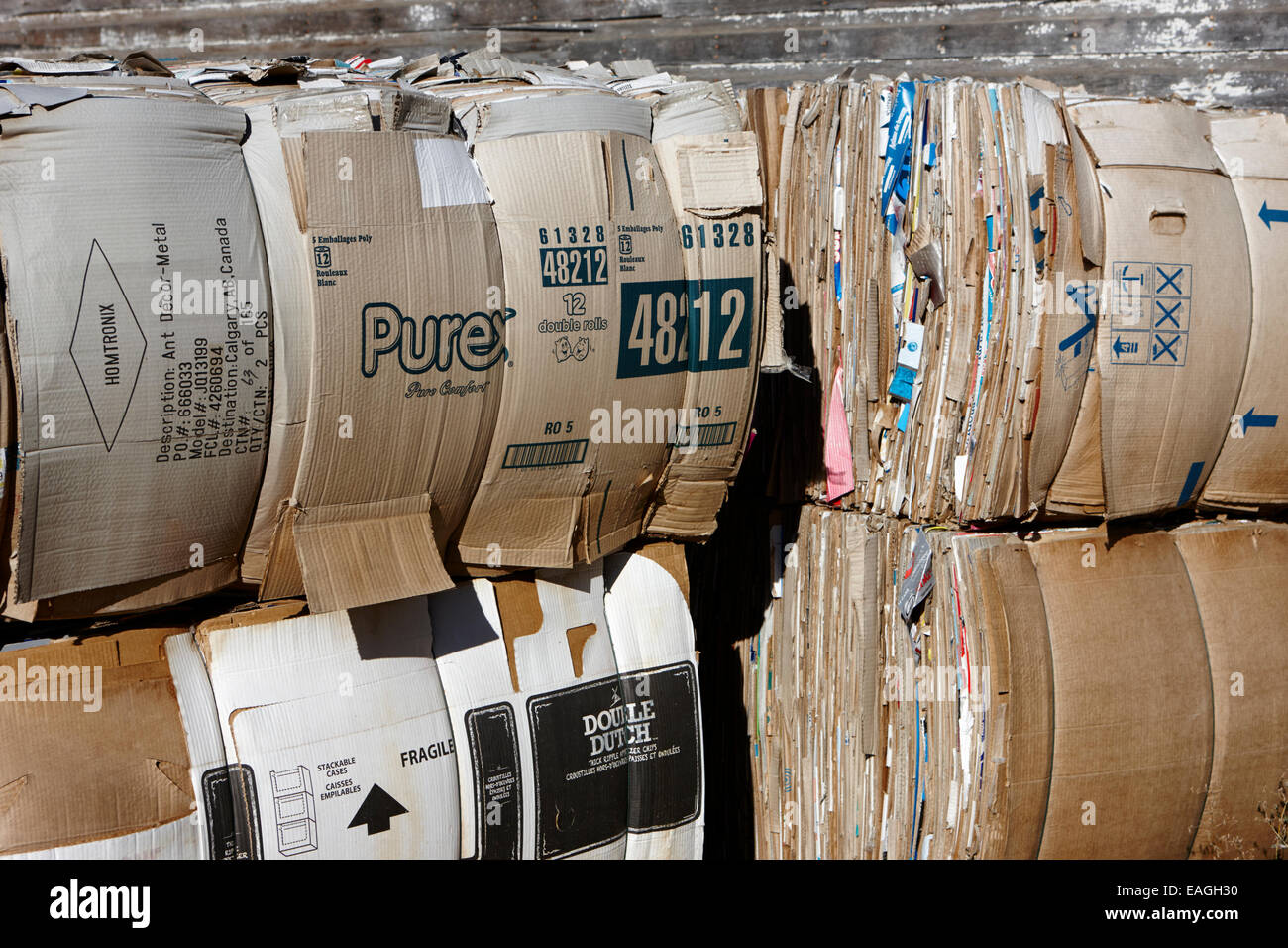Cardboard bale hi-res stock photography and images - Alamy