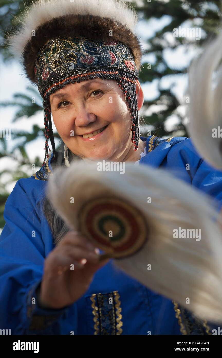 Yupik dancer hi-res stock photography and images - Alamy