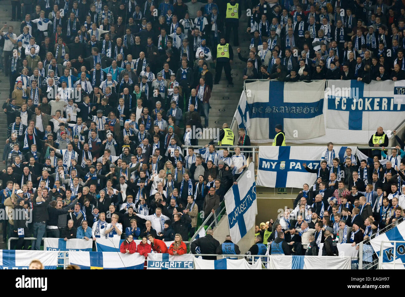 Crowd shouting finland hi-res stock photography and images - Alamy