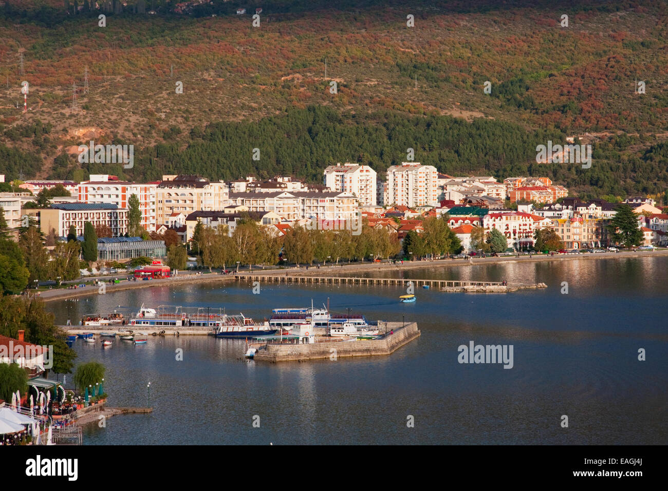 Modern Ohrid Hotel By Ohrid Lake, Ohrid, Macedonia Stock Photo - Alamy