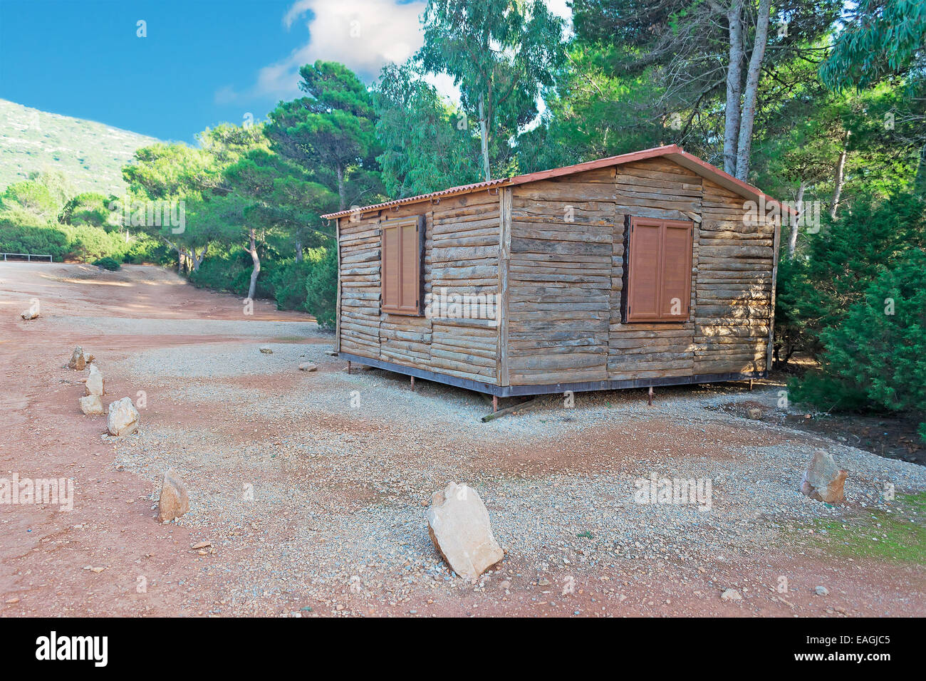 Cabin in woods abstract hi-res stock photography and images - Alamy