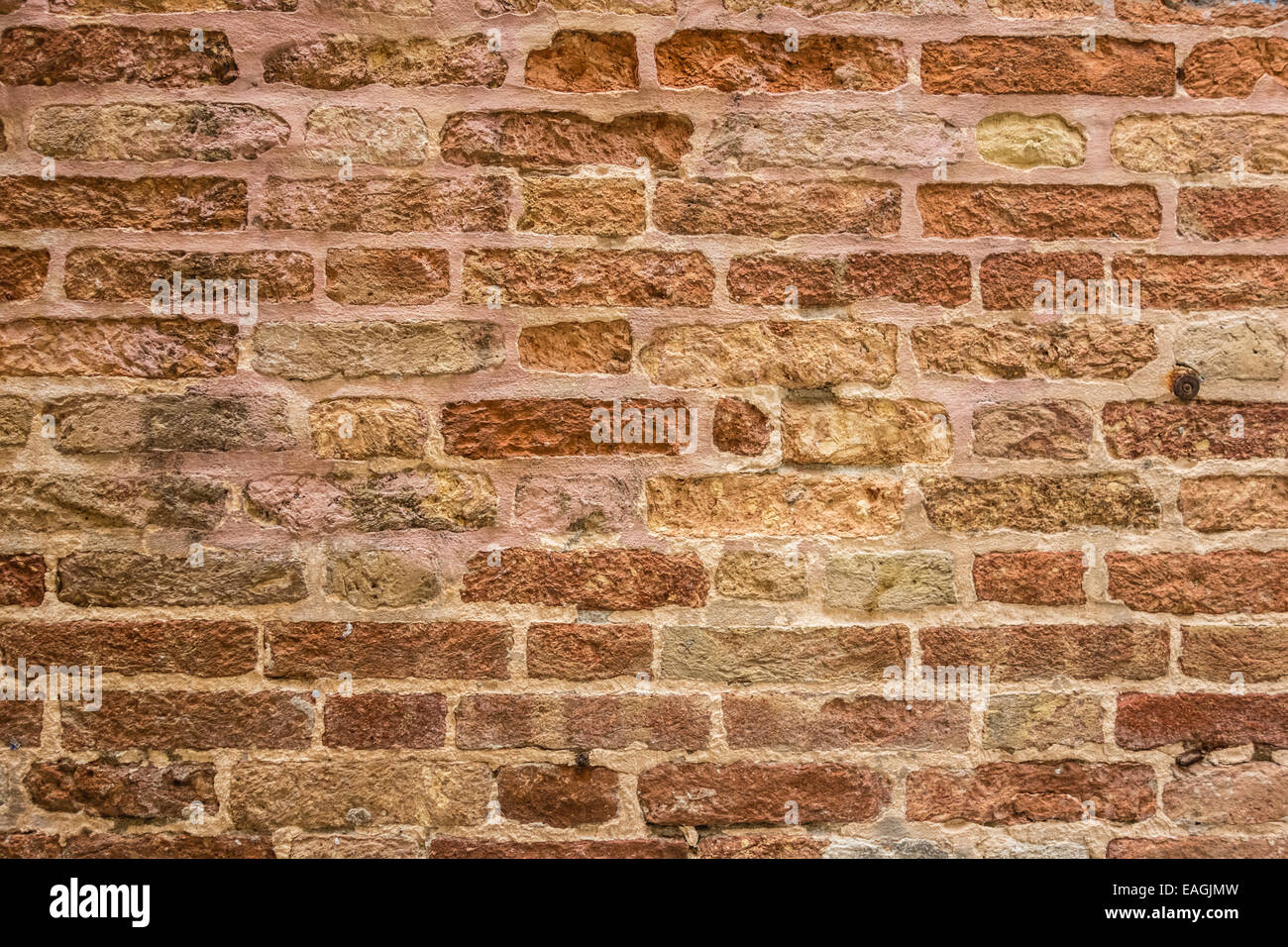 a typical italian brickwall in Venice, Italy Stock Photo - Alamy