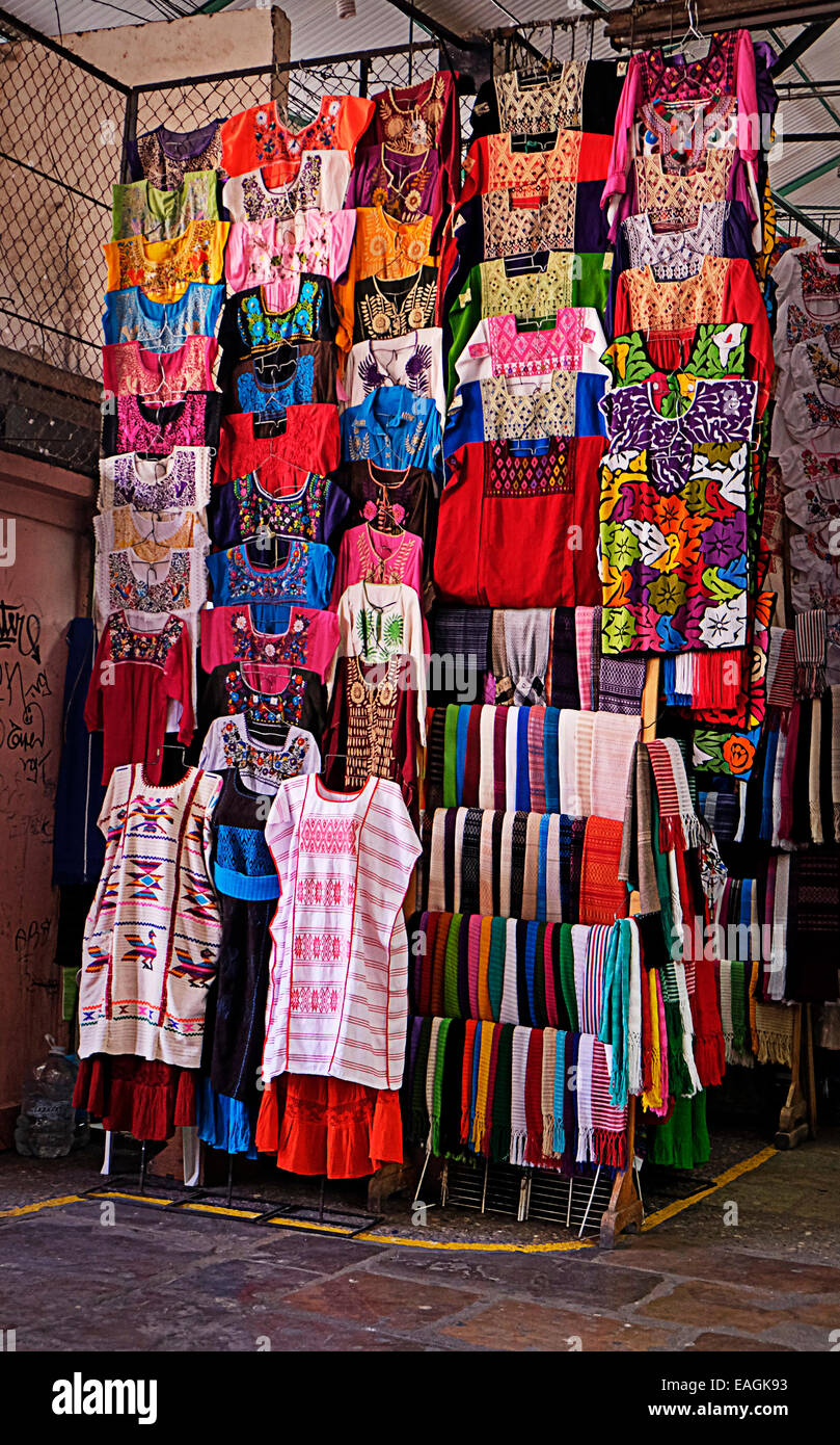 Market Stall in Oaxaca City Mexico Stock Photo - Alamy
