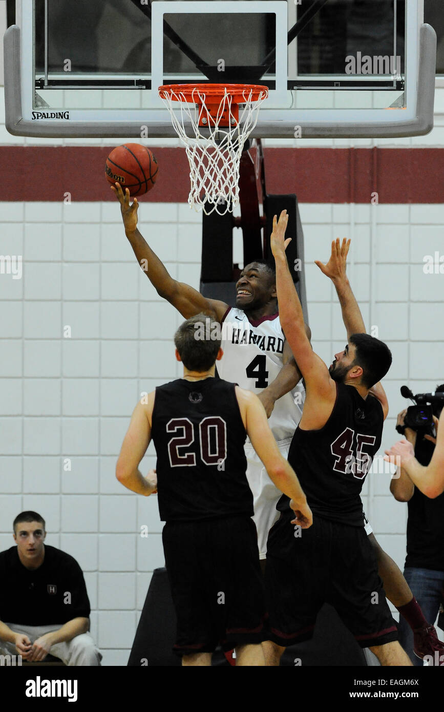 Boston, Massachusetts, USA. 14th Nov, 2014. Harvard Crimson forward ...