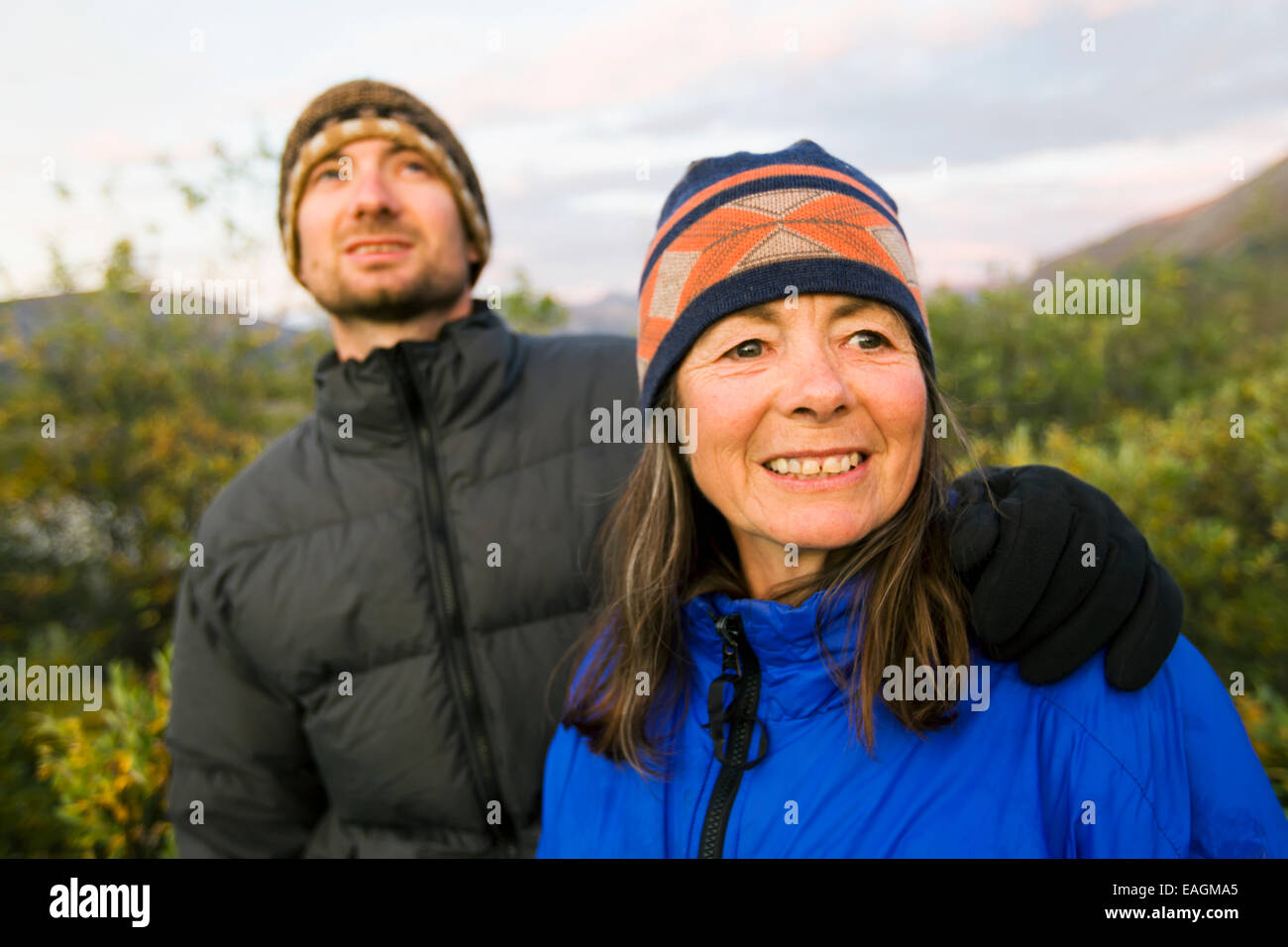 Camping on arctic tundra hi-res stock photography and images - Alamy