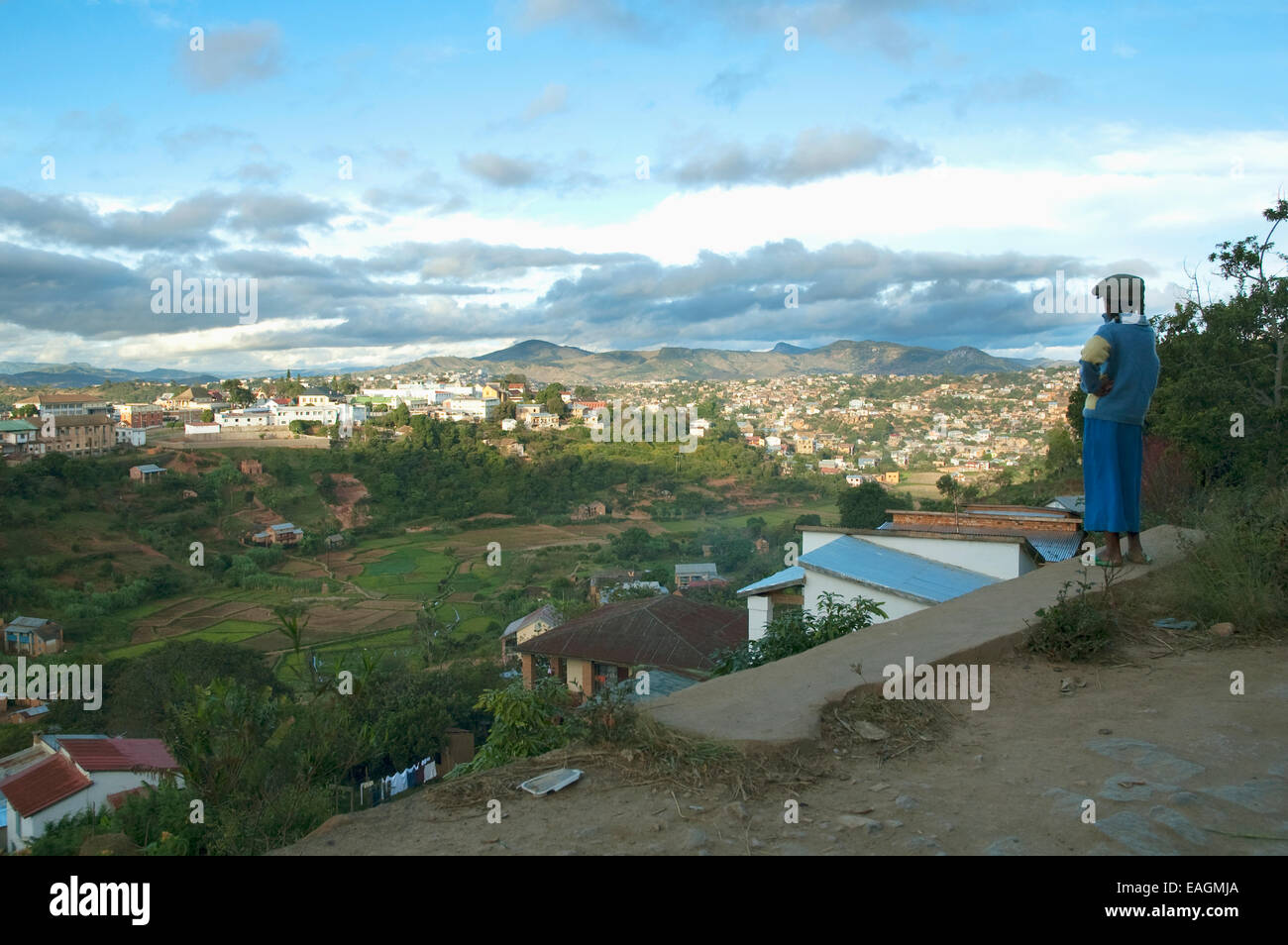 Panorama Of Fianarantsoa, Madagascar Stock Photo - Alamy