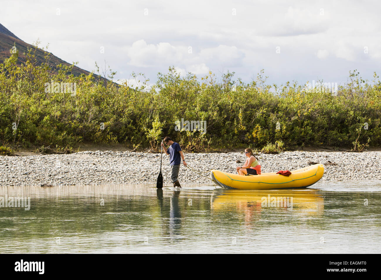 Top view rafting people hi-res stock photography and images - Alamy