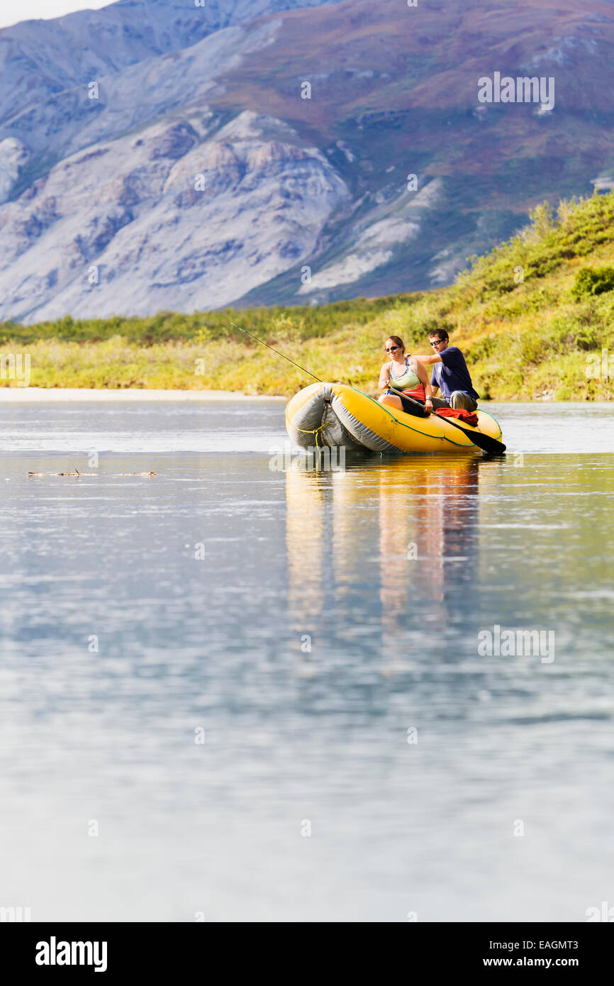 Top view rafting people hi-res stock photography and images - Alamy