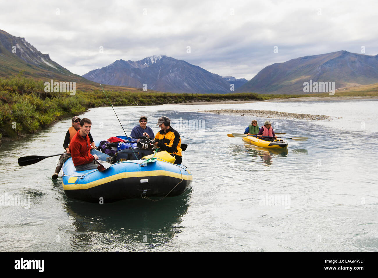 Woman raft happy looking at camera hi-res stock photography and images ...