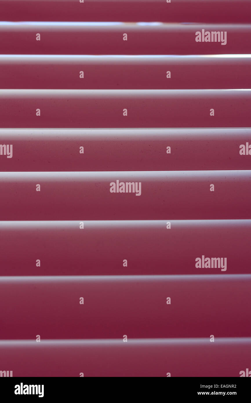 Toned aluminum blinds in the closed position shot closeup Stock Photo ...
