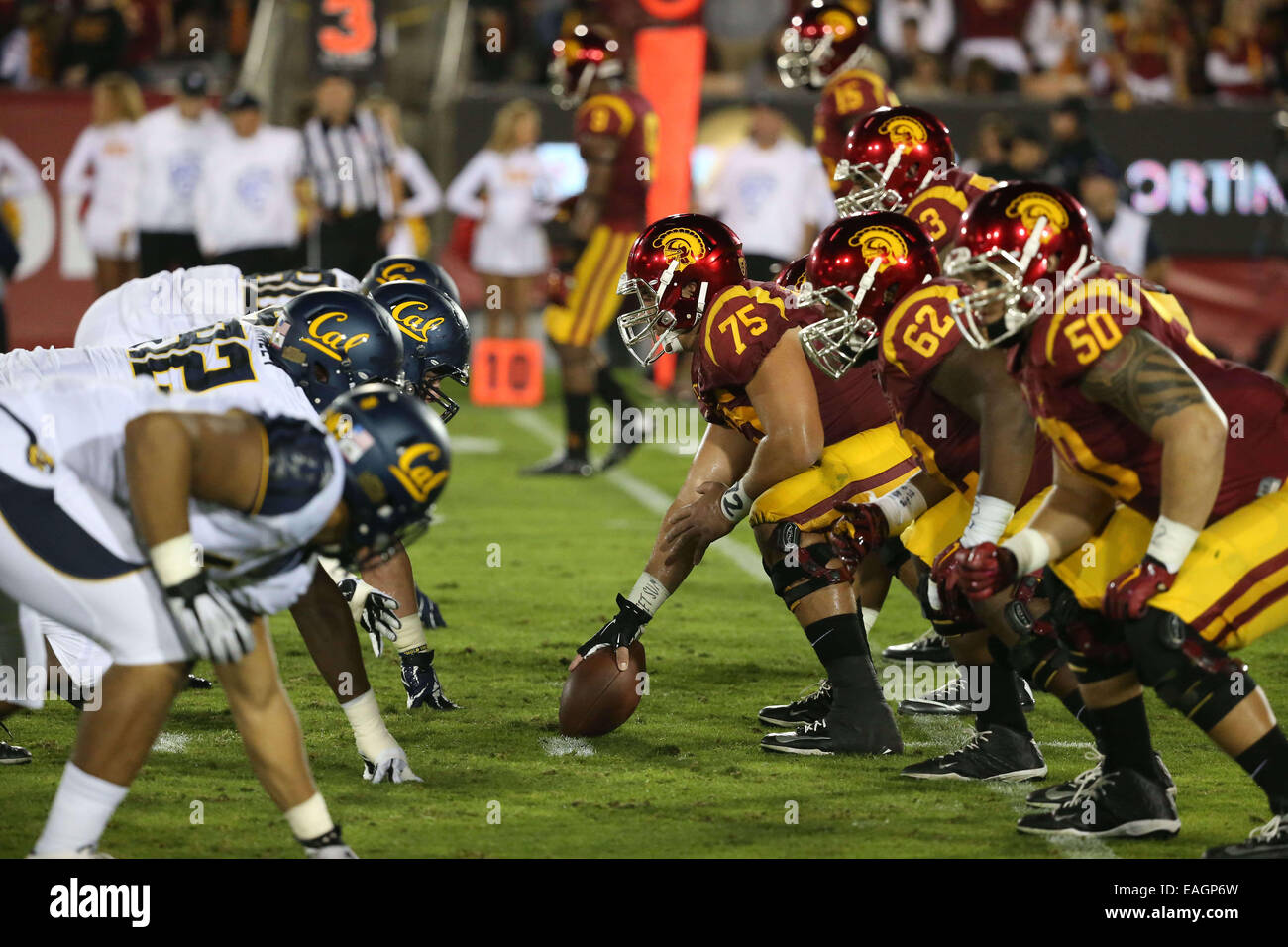 Los Angeles, CA, I.E. USA. 13th Nov, 2014. November 13, 2014: Cal Bears ...