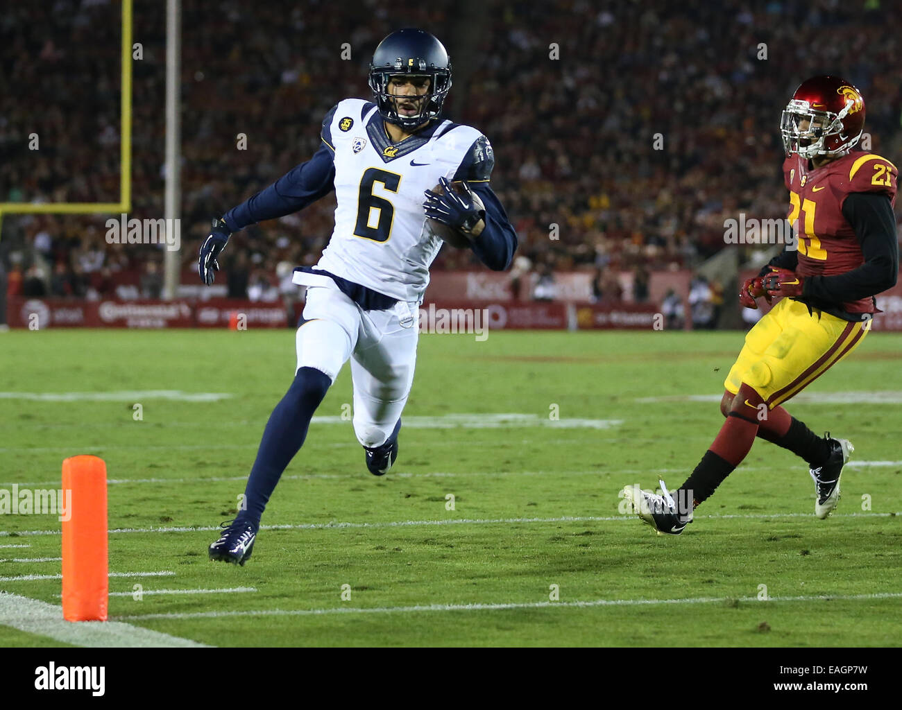 Los Angeles, CA, I.E. USA. 13th Nov, 2014. November 13, 2014: Cal Bears ...