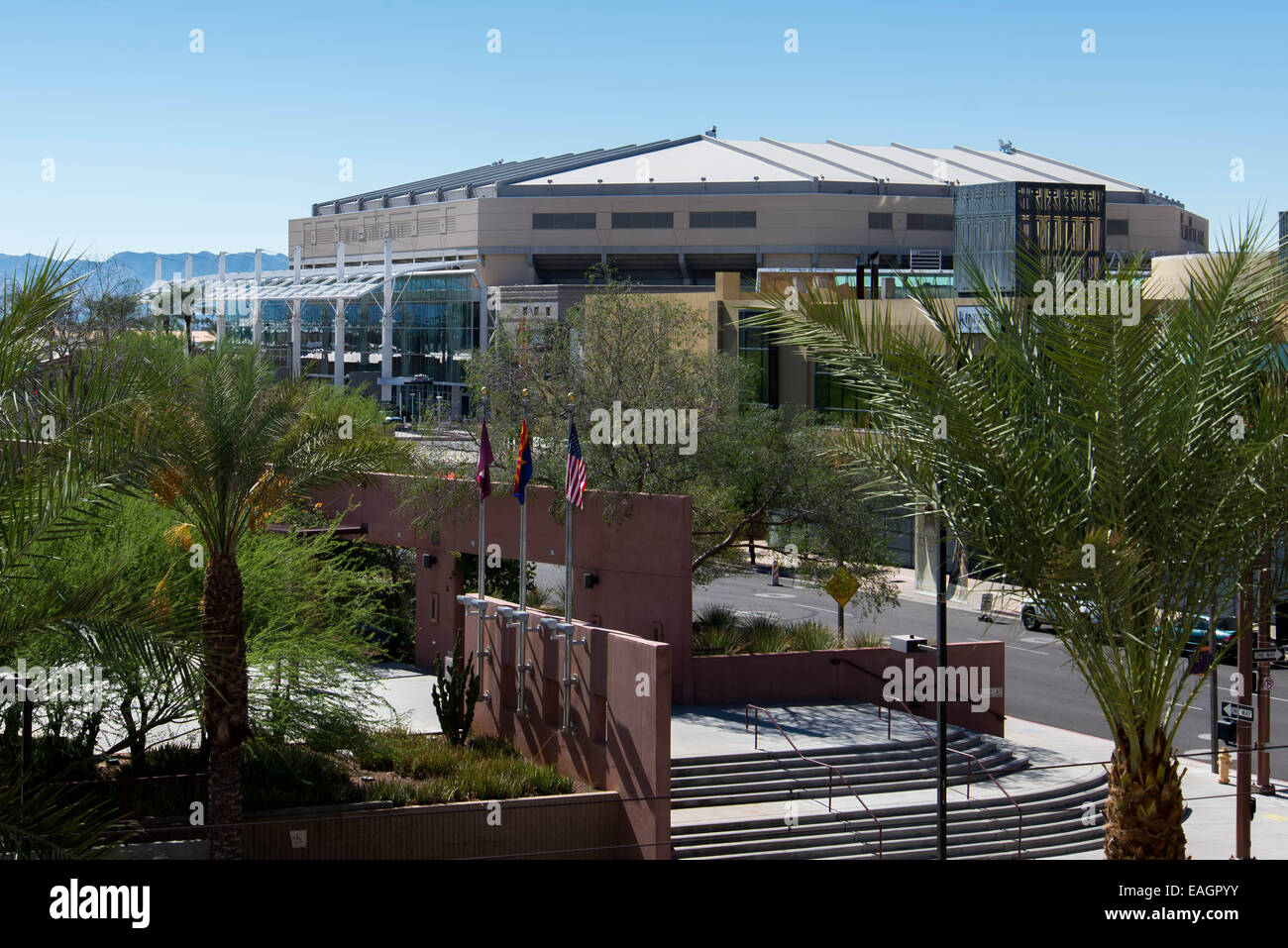 Urban streetscapes and buildings in downtown Phoenix, Arizona Stock ...