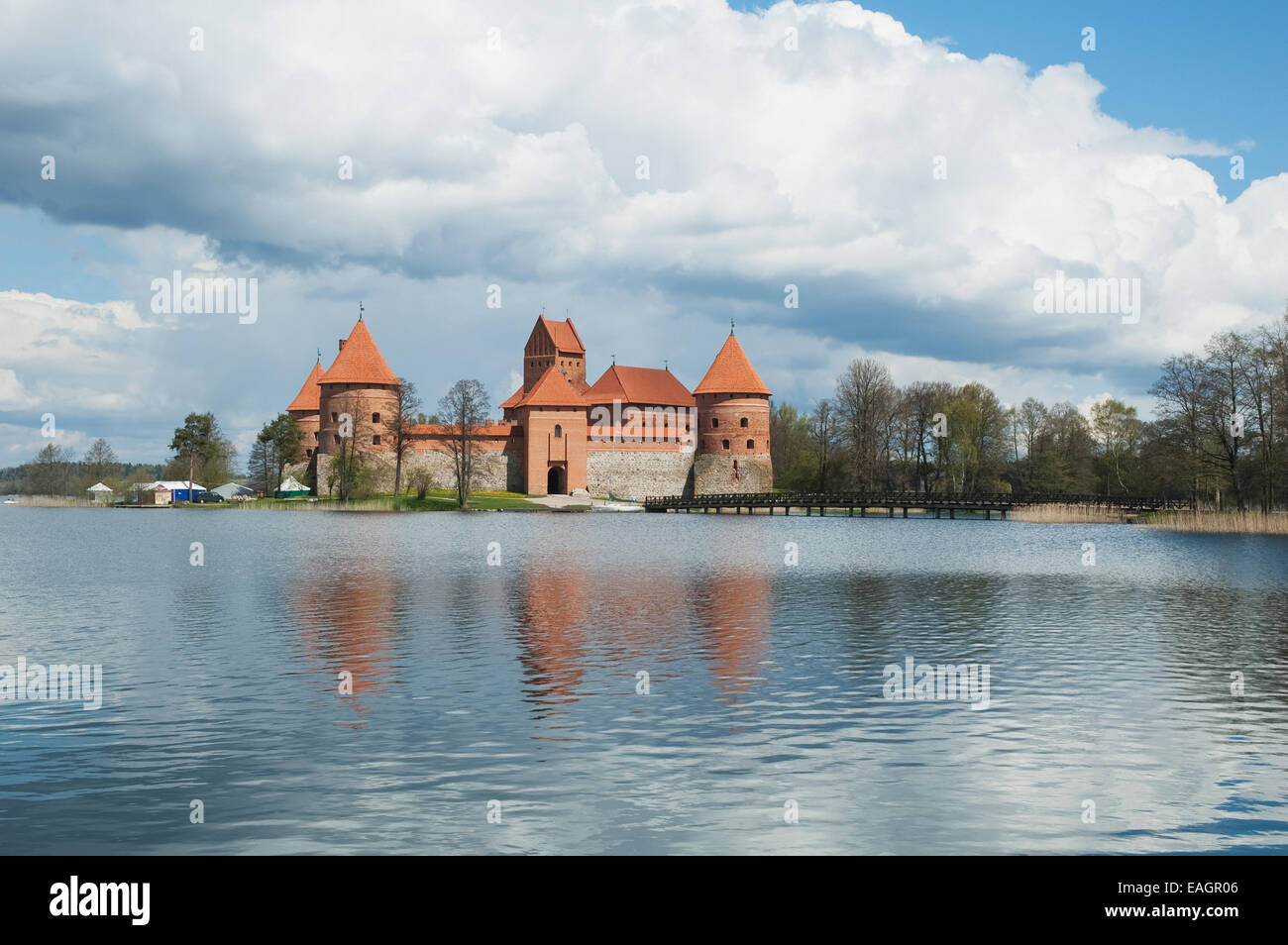 Island Castle, Trakai, Lithuania Stock Photo - Alamy