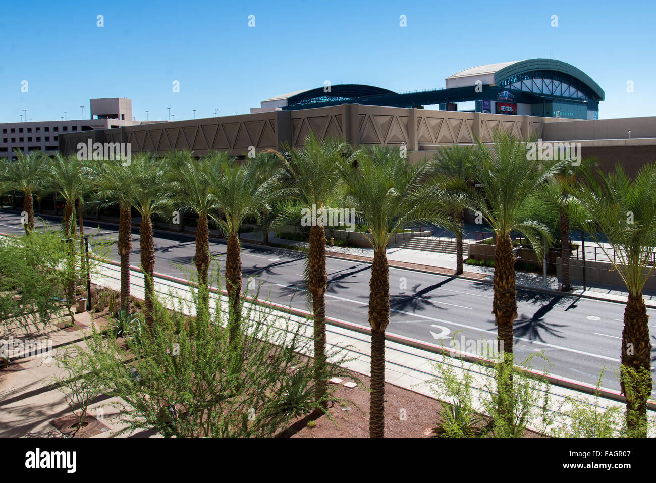 Urban streetscapes and buildings in downtown Phoenix, Arizona Stock ...