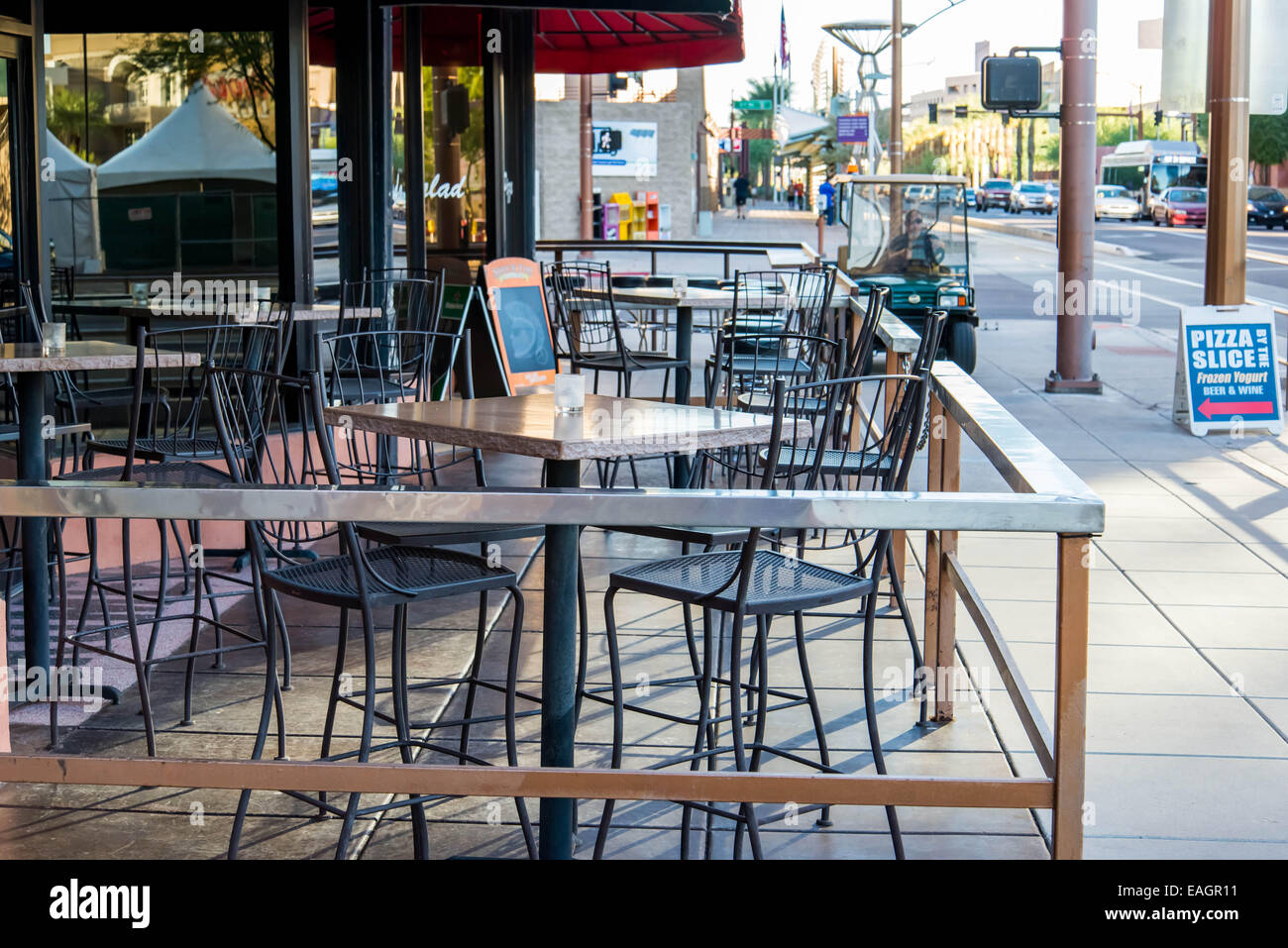 Urban streetscapes and buildings in downtown Phoenix, Arizona Stock ...