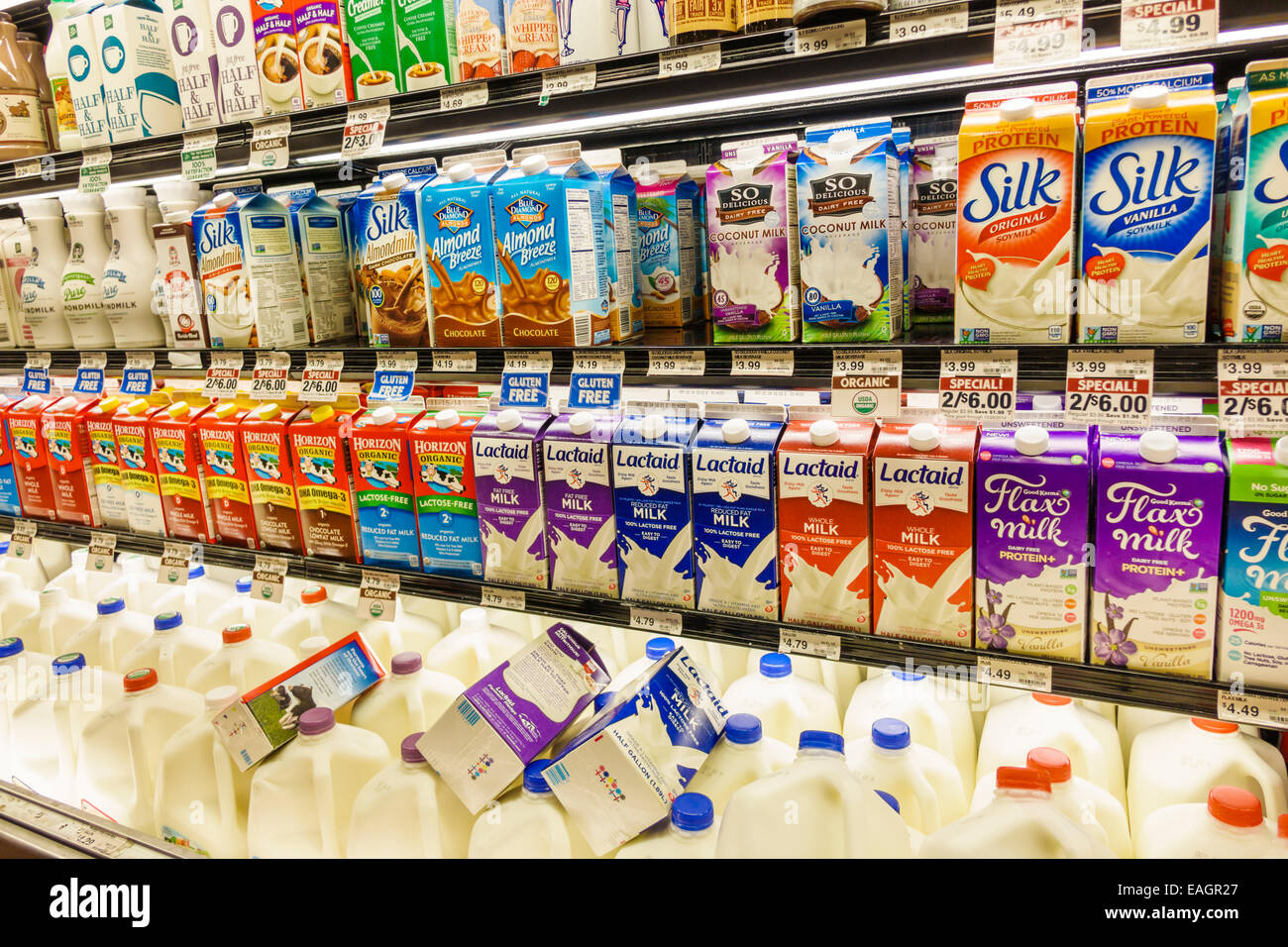 Grocery Store Milk High Resolution Stock Photography and Images - Alamy